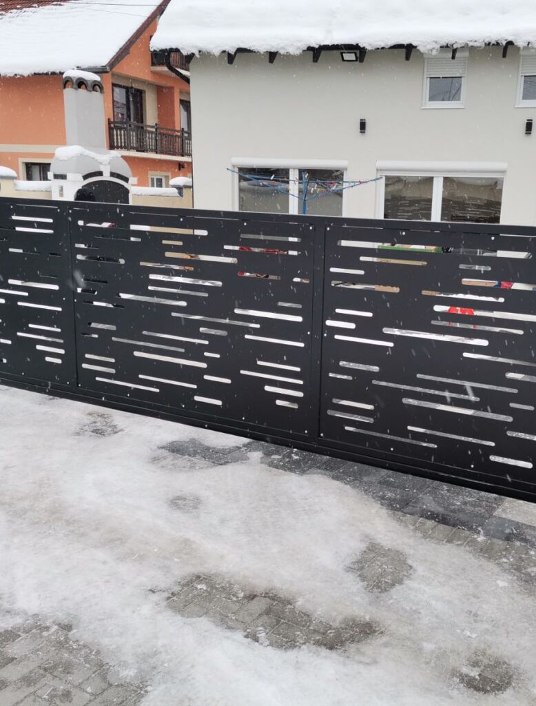 CNC ograde – Dekorativne laserski sečene panelne / čelične ograde ...