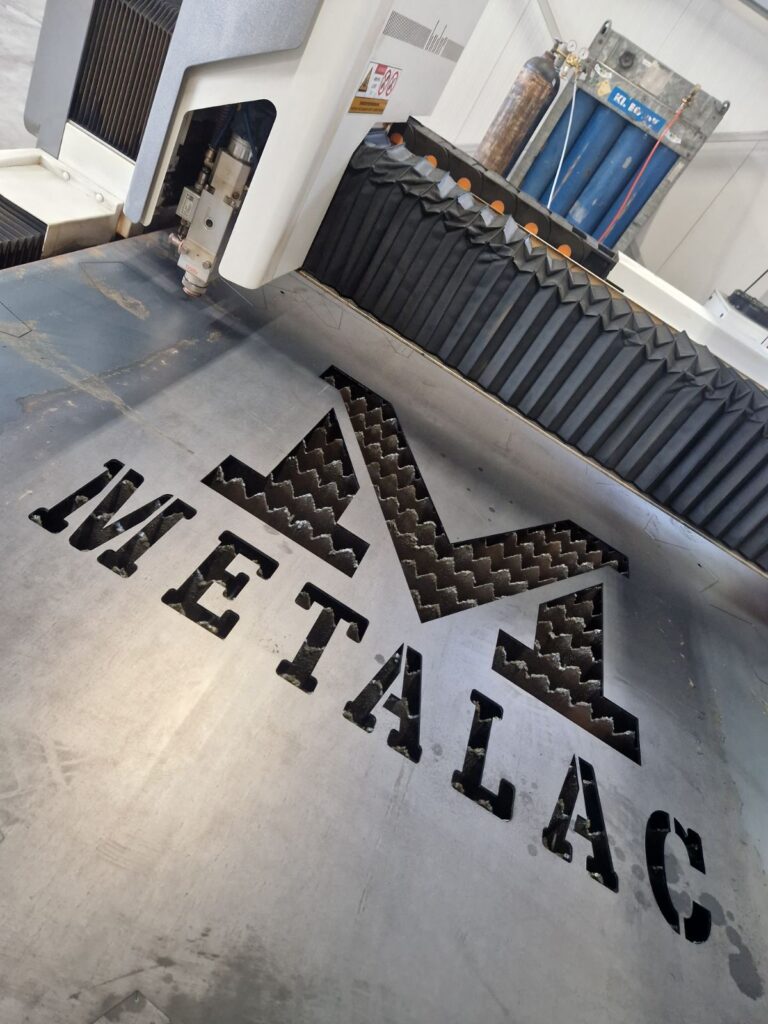 Reklamni logo / urezan naziv firme – Metal / Čelik – METALAC Zablaće ️ ...